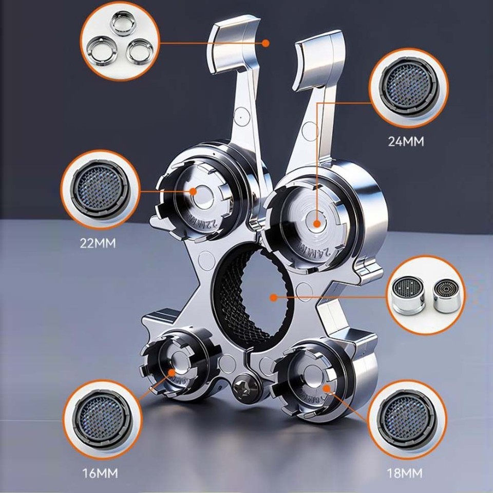 Faucet Aerator Wrench Sink Key Tool Non-abrasive Removal For Kitchen ...