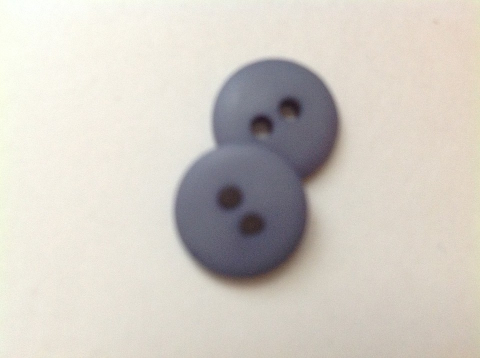 NEW 25 Pc. Lot 1/2 INCH COUNTRY BLUE DULL/ MATTE FINISH BUTTONS | eBay