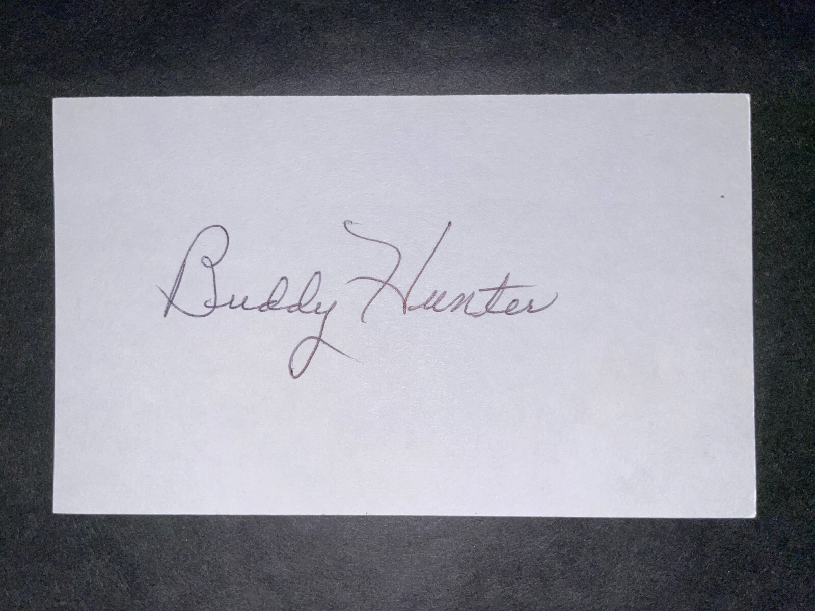 1971 RED SOX: Buddy Hunter, SIGNED 3x5 (JS) | eBay