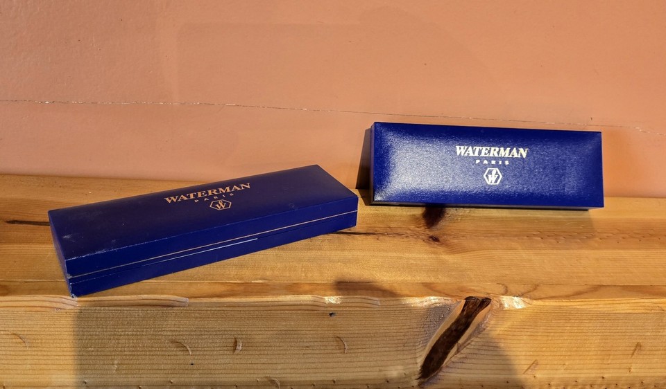 Two Waterman Pen Boxes With Papers | eBay