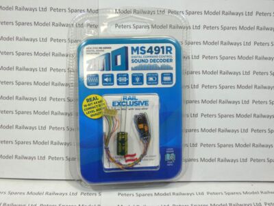 Zimo MS491R Mini Sound Decoder 1W Audio 0.7A 5 Function 8 Pin Wired DCC ...