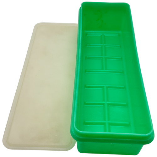 Vintage Tupperware Plastic 892-5 Green Rectangle Celery Container 12.5 ...