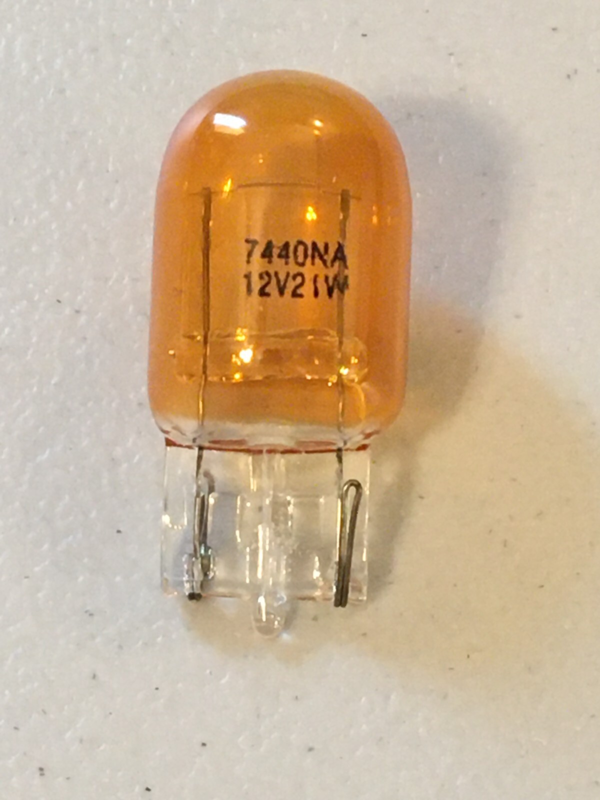 7440NA Amber Automotive 12V Wedge Bulb - Open Pack of ONE | eBay