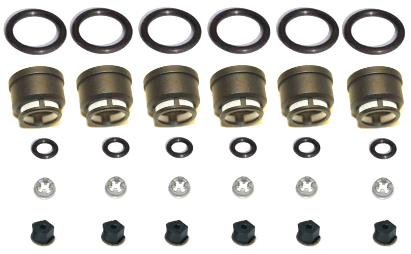 FUEL INJECTOR REPAIR KIT O-RINGS FILTERS FITS NISSAN INFINITI 3.0L V6 ...