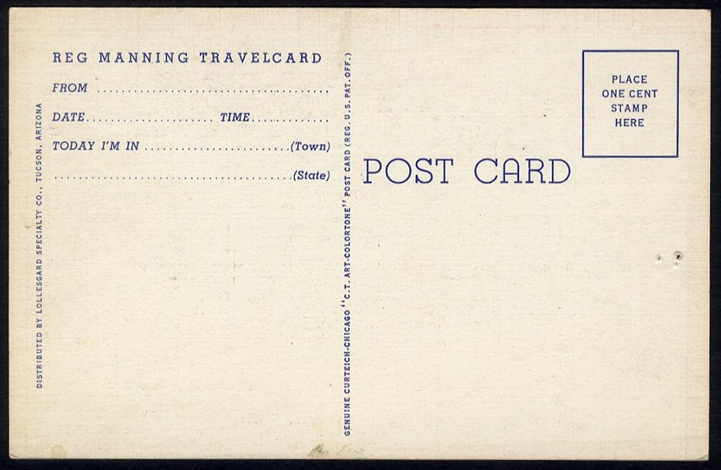 Pretty COWGIRL in Shorts COMIC Linen Postcard 1941 by REG MANNING Nice ...