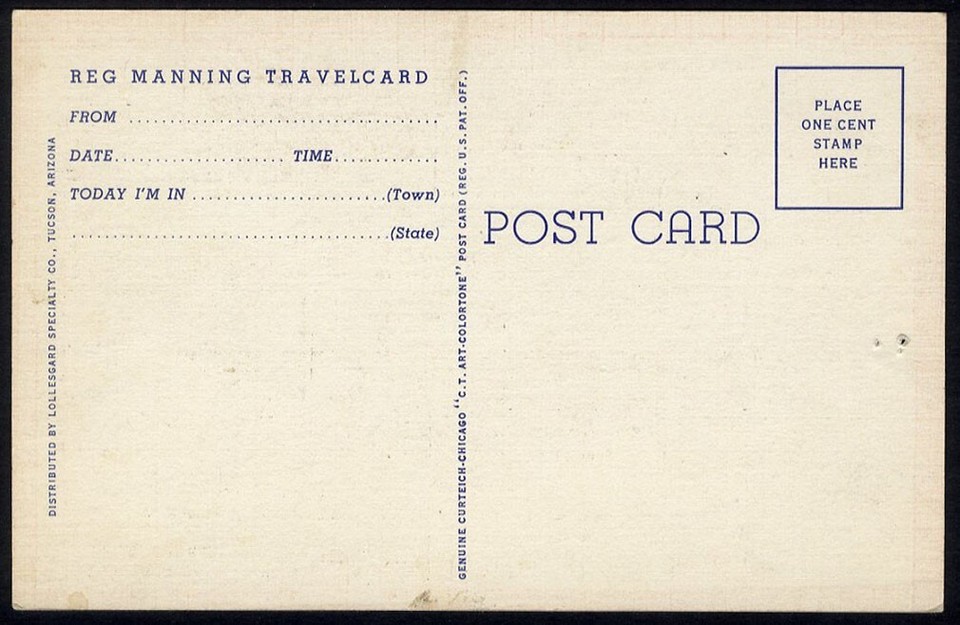 Pretty COWGIRL in Shorts COMIC Linen Postcard 1941 by REG MANNING Nice ...