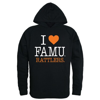 Florida A&M University Rattlers FAMU NCAA College I Love Hoodie ...