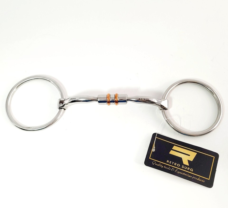 Loose Ring Comfort Snaffle Bit with Copper Roller - Comfort Snaffle Bit | eBay
