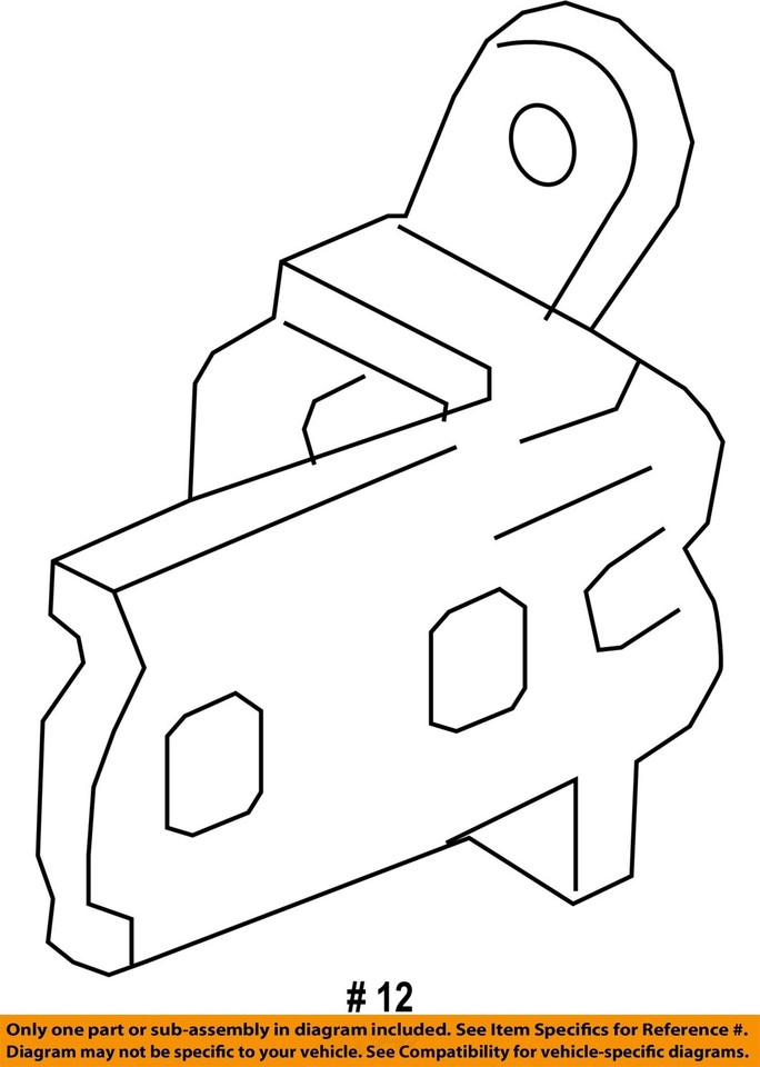 GM OEM 16-24 Acadia Front Door Lock Hardware-Upper Hinge 13583613 | eBay