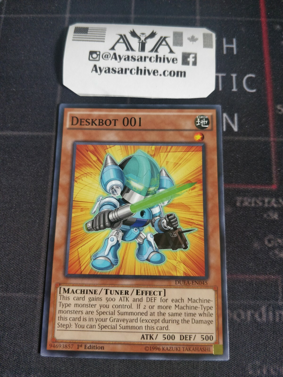 Deskbot 001 - DUEA-EN045 - Common - 1st Edition NM ayasarchive YGO | eBay