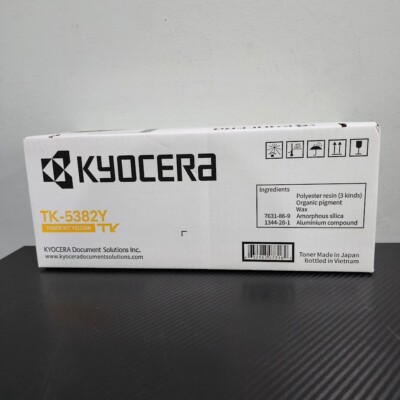 Kyocera TK-5382Y TK5382Y Yellow Toner Cartridge | eBay