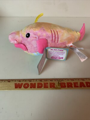 Fiesta Toys Snugglies Blob fish tie-dye Pink Plush 15” Stuffed Animals ...
