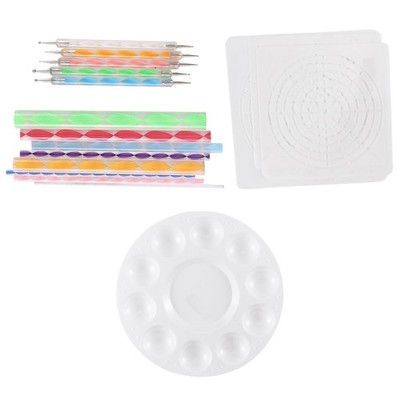 Mandala Dotting Stencil Tools Rock Painting Kit Stylus Dotting ...