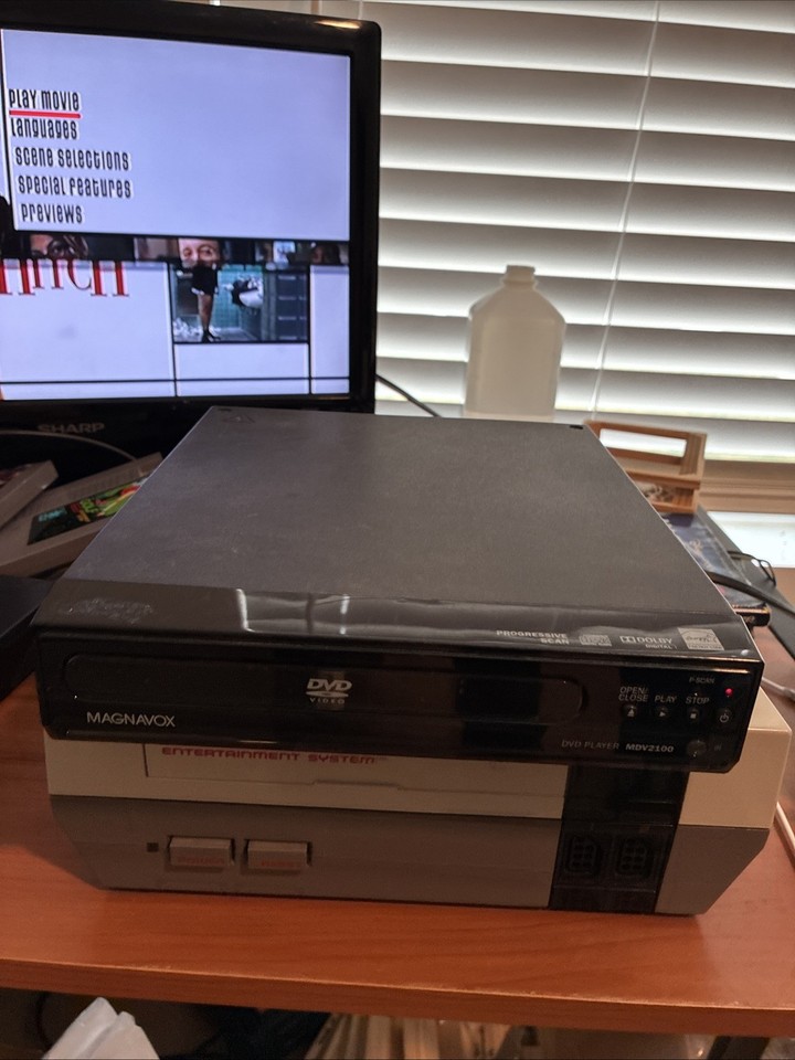 Magnavox Mini DVD Player MDV2100/F7 Tested Working w/Cables No Remote ...