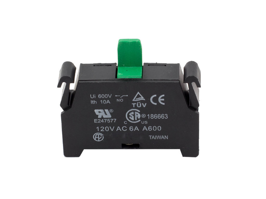 Normally Open Contact Block for ATI Switches 10A 600V 1NO - La Paz ...