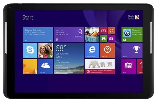 Ematic EWT106 Tablet, 10" Quad-core, 1 GB RAM, 16 GB Storage, Windows 8 ...