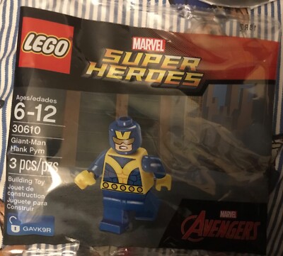 100% Lego Marvel Giant-Man Hank Pym 30610 Avengers Super Heroes ...