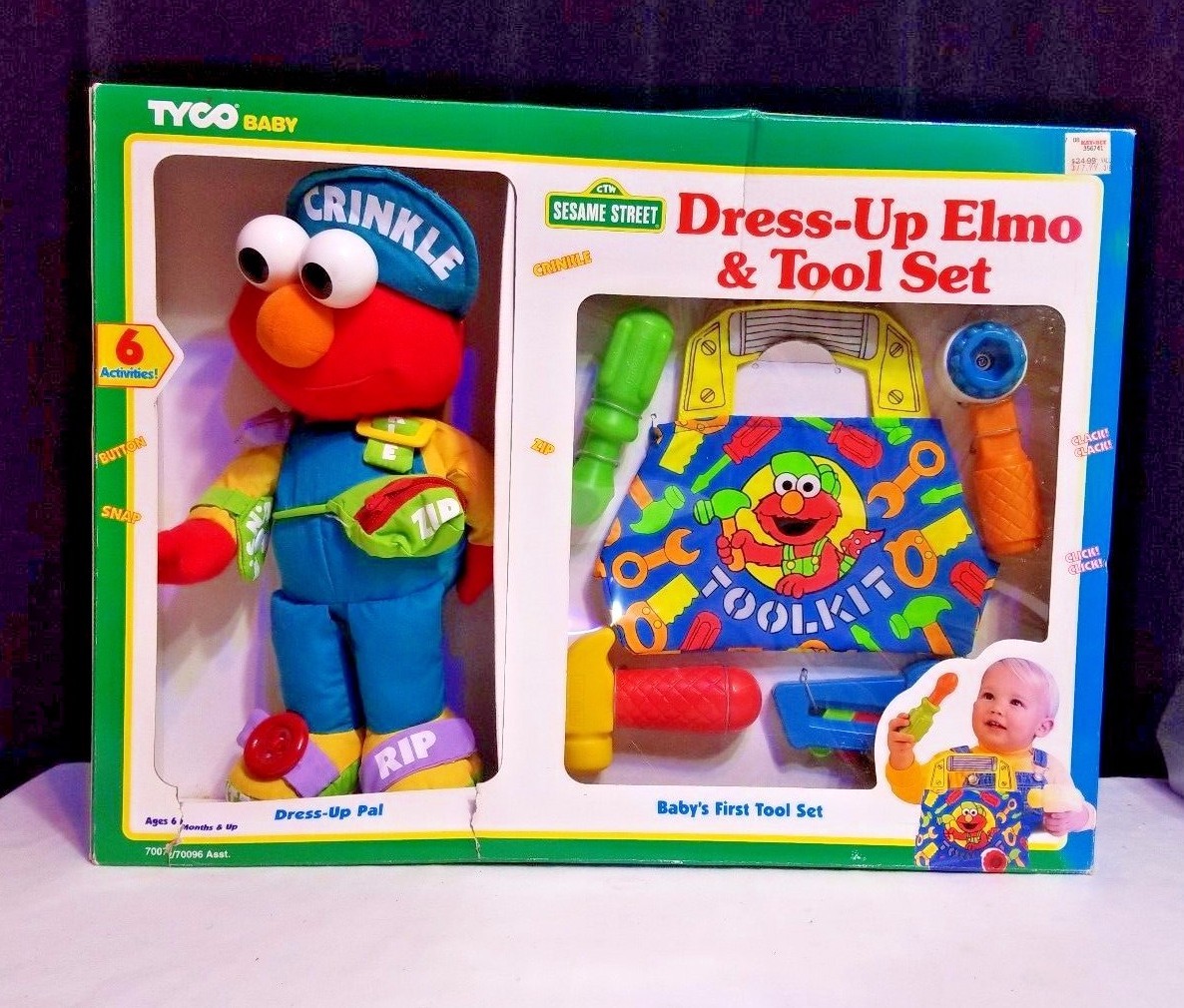 TYCO Sesame Street Dress-Up Elmo & Tool Set | eBay