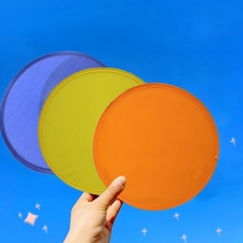 Foldable Flying Disk Round Fan Flying Handheld Hand Disk Decorative ...