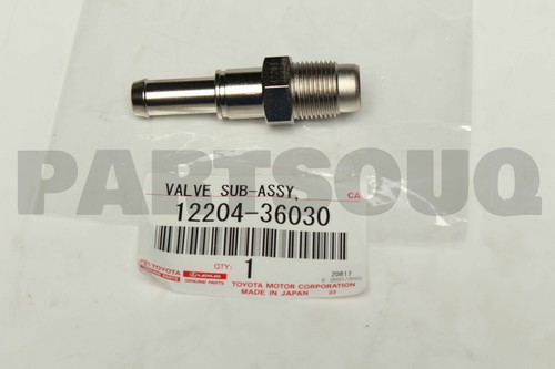 1220436030 Genuine Toyota VALVE SUB-ASSY, VENTILATION 12204-36030 | eBay