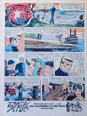 Steve Roper & Mike Nomad by Overgard - full tab page Sunday comic, July ...