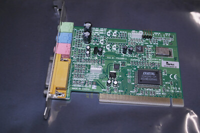 CRYSTAL CS4280-CM Audio Sound card PCI Genius Sound Maker 32 | eBay UK