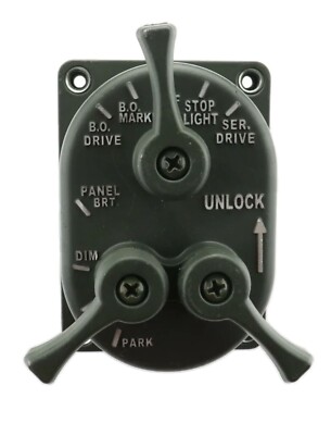 Humvee Master Light Switch Green 24v for Military Vehicle HMMWV M998 ...