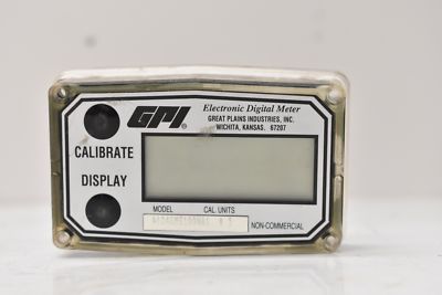 GPI Electronic Digital Meter Flowmeter Cal. Units 5 A104GMS100NA1 | eBay