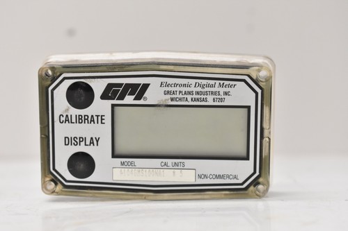 GPI Electronic Digital Meter Flowmeter Cal. Units 5 A104GMS100NA1 | eBay
