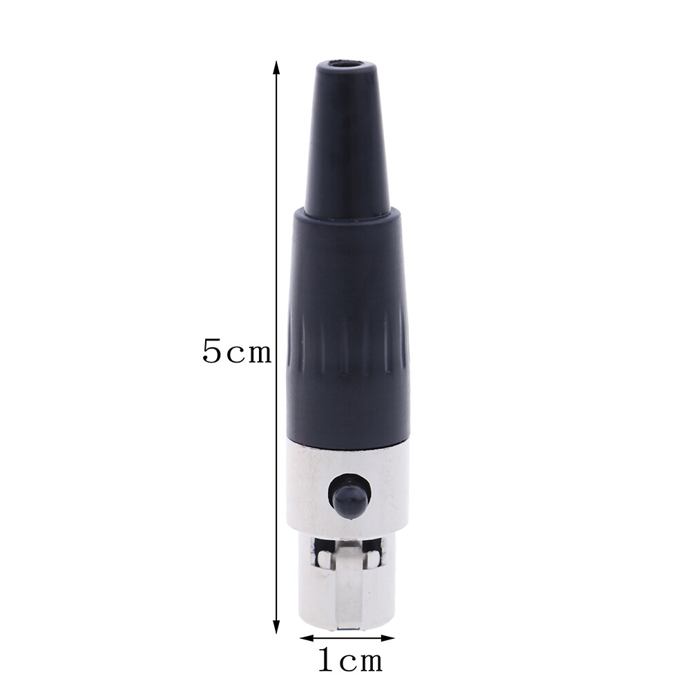 1Pc 3pin female plug mini TA3F XLR audio microphone connector MIC adapt ...