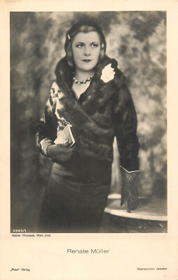 Movie film and stage cinema star actress Renate Muller | eBay