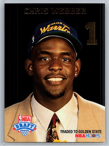 1993-94 Hoops #LP1 Chris Webber 1993 NBA Draft Lottery Pick Exchange | eBay