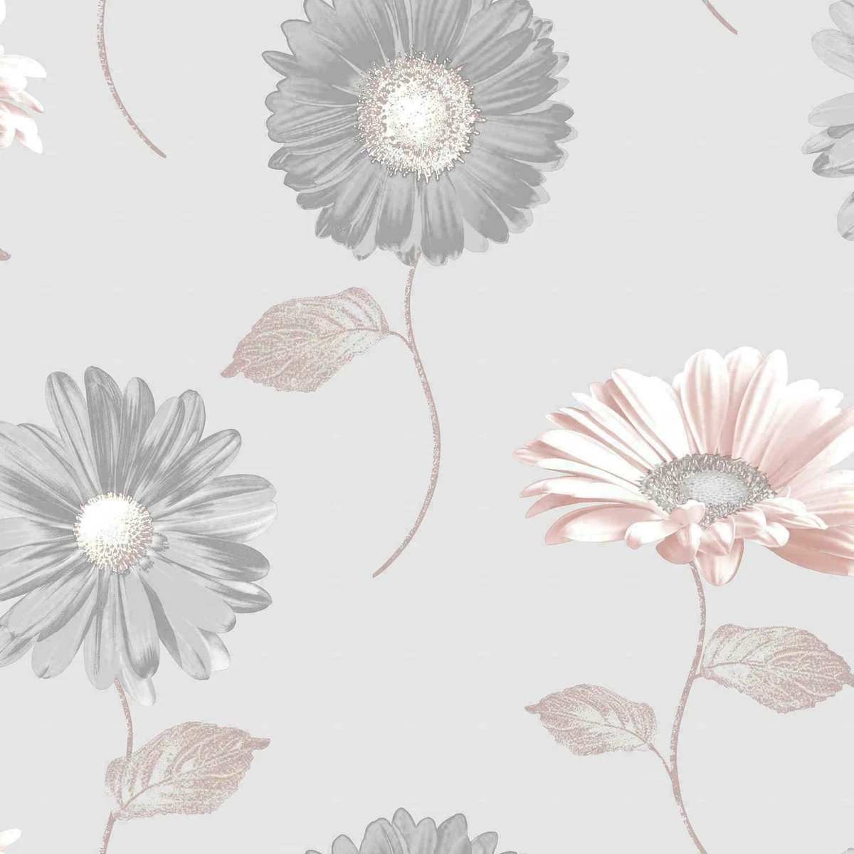 Light Grey Flower Background