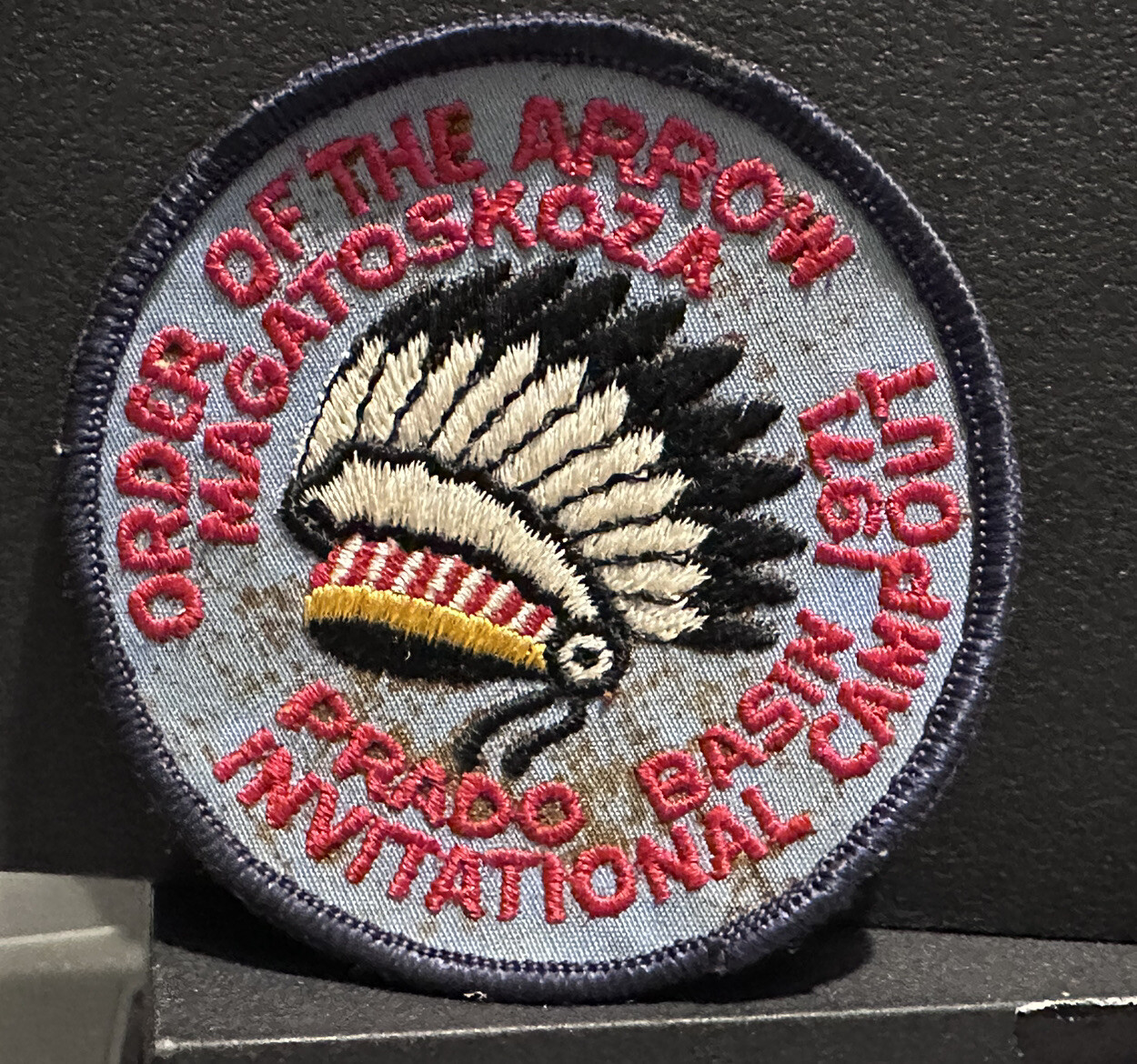 1971 BSA Order of the Arrow Magatoskoza Prado Basin Invitation Camp War ...