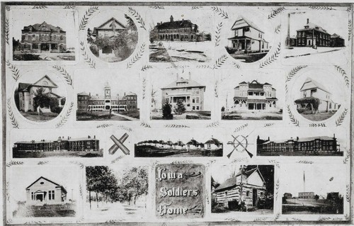 1907~Antique~MARSHALLTOWN~Iowa~IA~Civil WAR~OLD SOLDIERS HOME~RPPC ...