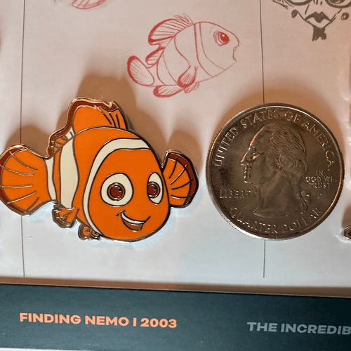SUMMER SALE Disney 100 Pixar NEMO Character PIN Finding Nemo MOVIE NEW | eBay