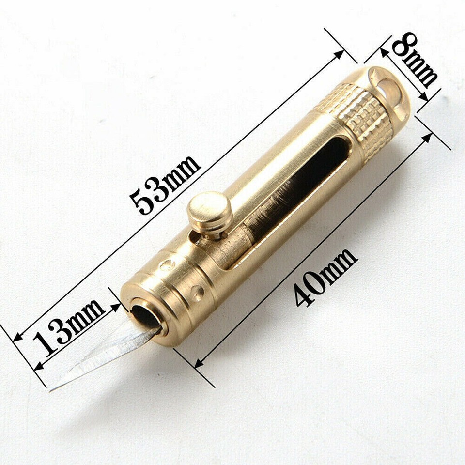 Folding Utility Knife Stainless Titanium G10 Alloy Blade Pocket Cutter ...