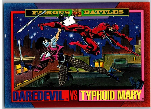 #168 Daredevil / Typhoid Mary FB 1993 Skybox Marvel Universe Base | eBay