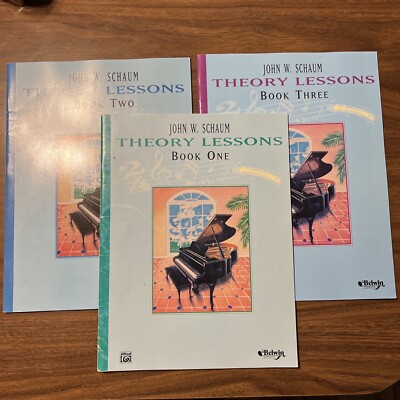 Theory Lessons, Book 1,2,&3 A Set | eBay