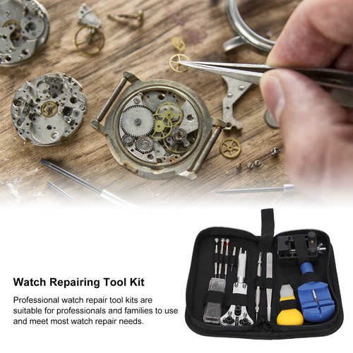 13pcs Professional Watch Repair Kit Watch Strap Battery Gasket Opener ...