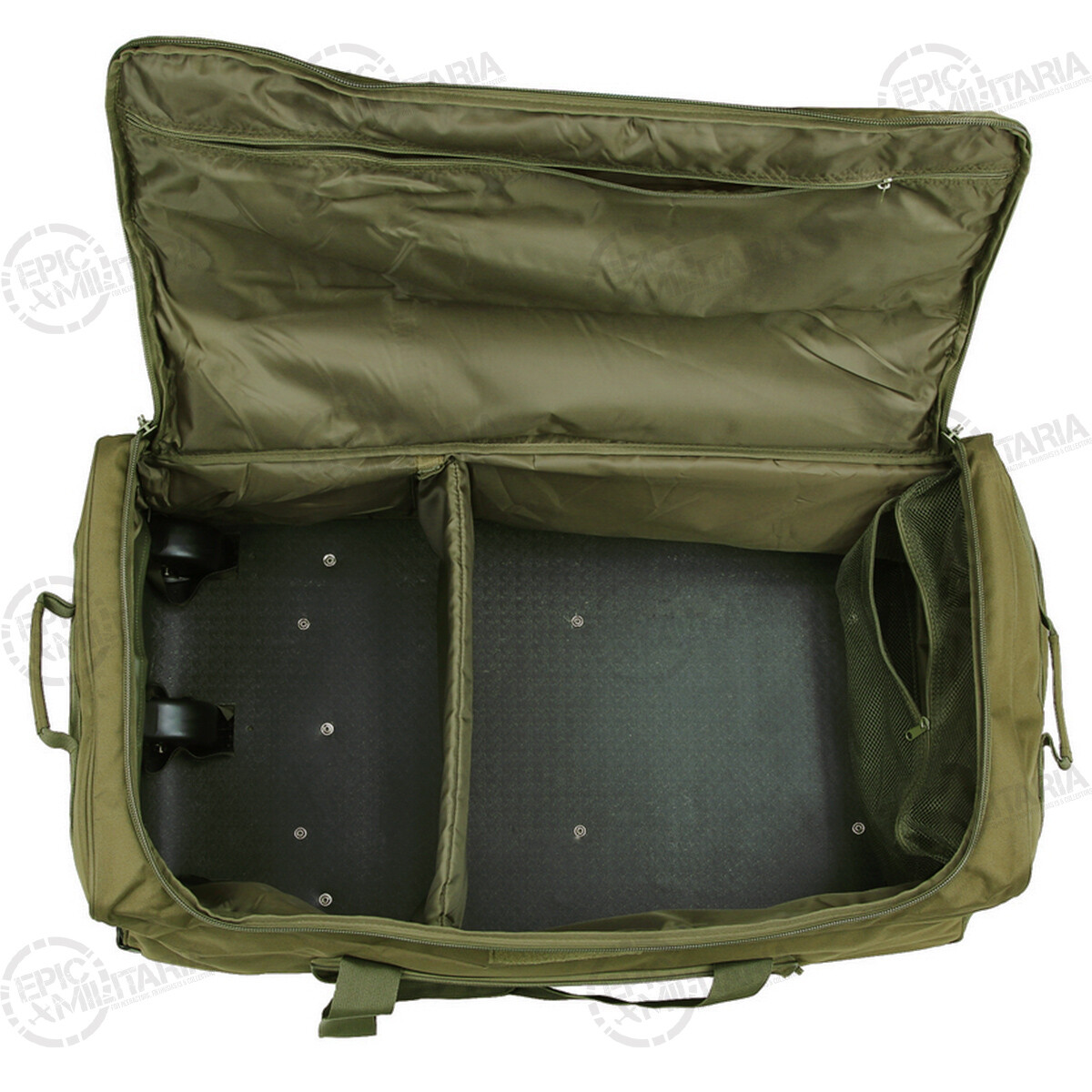 Wheeled 136L Trolley Commando Travel Bag Olive Green Pullalong ...