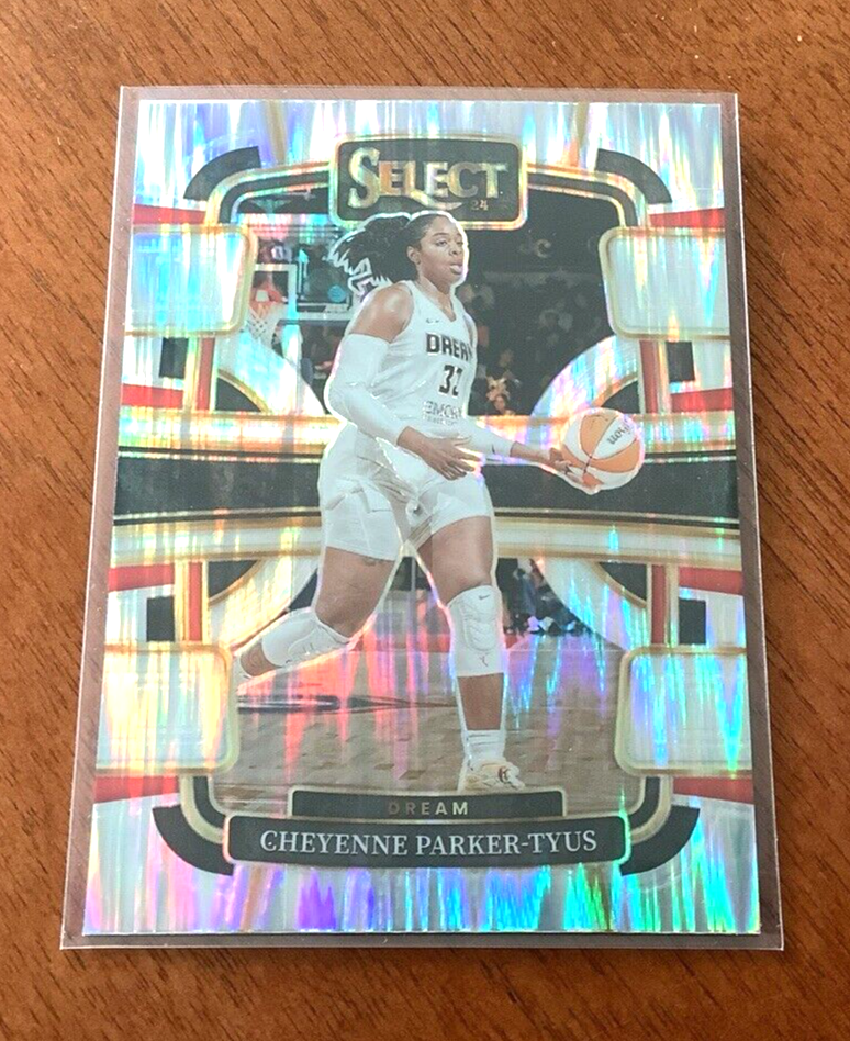 Cheyenne Parker-Tyus - WNBA Silver Flash Prizm Card 62-2024 - Las Vegas ...