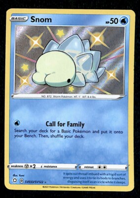 Snom Holo Shiny Vault Shining Fates SV033/SV122, NM Pokemon Card | eBay