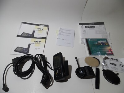 Garmin GPS V Personal Navigator Deluxe Package Navigation with Cords ...