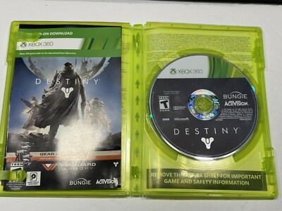 DESTINY - Microsoft Xbox 360 Video Game w Case - Rated Teen - No ...