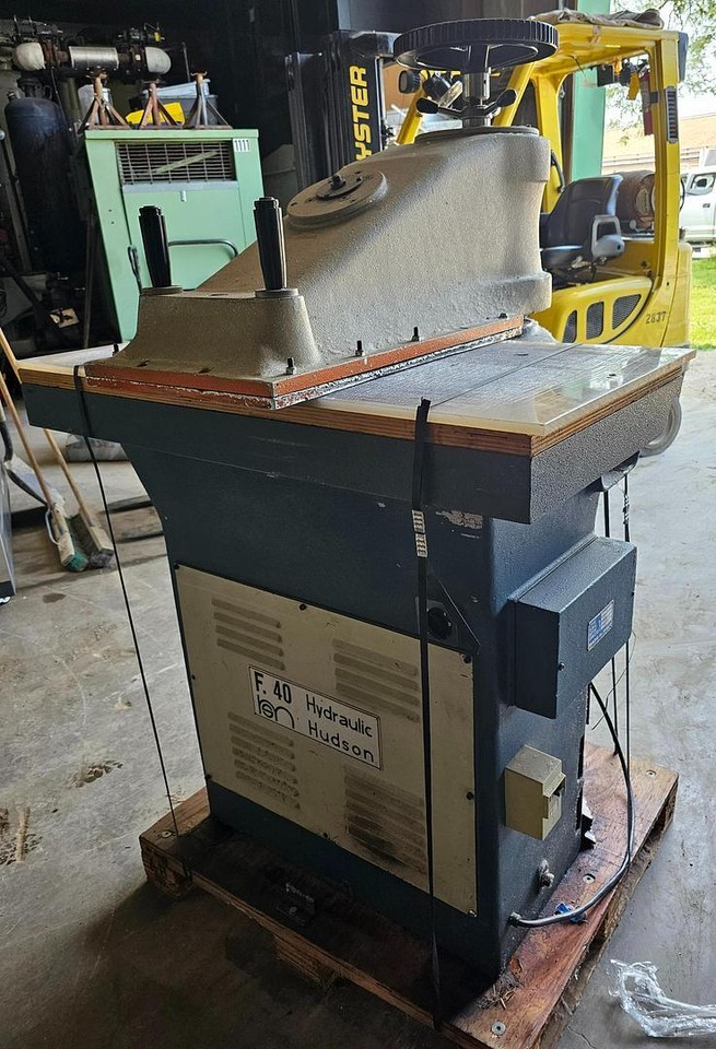 Hudson Machinery F-40 Hydraulic Clicker Die Cutting Press | eBay