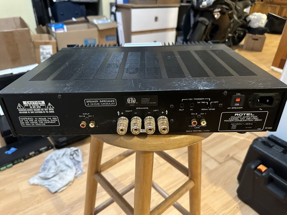 Rotel RB-1050 2 Channel Power Amplifier Silver Edition | eBay