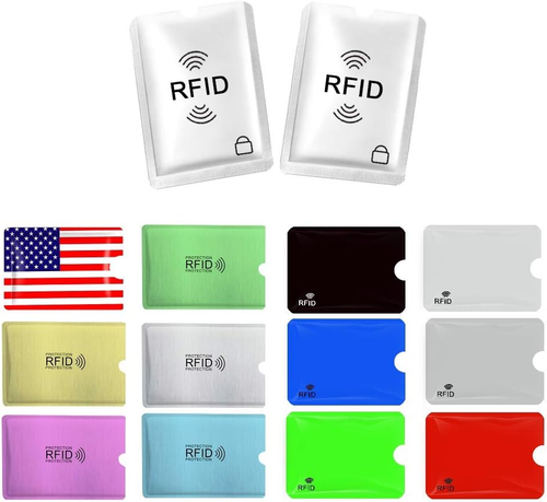 Credit Card Sleeve, 14PCS RFID Sleeves Credit Card Protectors for ...
