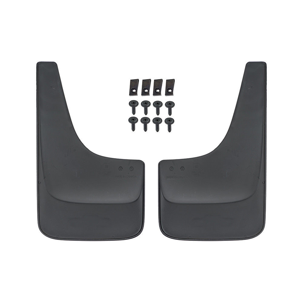 OEM NEW Rear Splash Guard Mud Flaps Black w/Bowtie Logo 01-13 Chevrolet ...