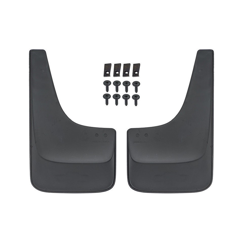 OEM NEW Rear Splash Guard Mud Flaps Black w/Bowtie Logo 01-13 Chevrolet ...